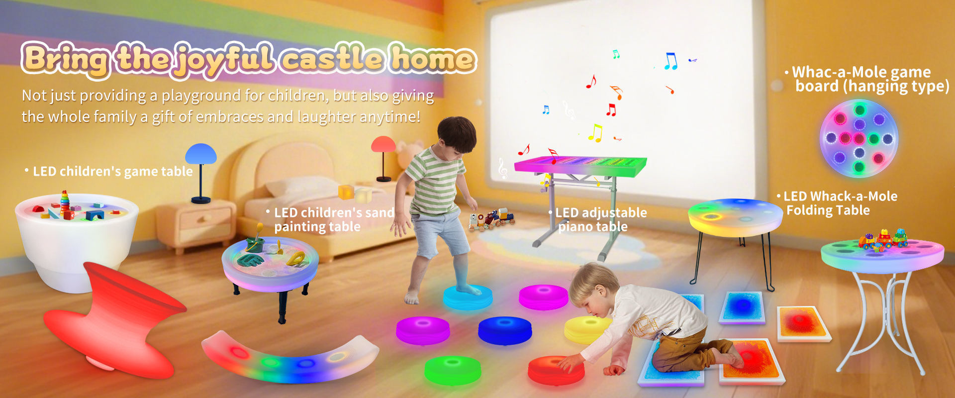 Sensory Light Table Manufacturer | LED Kids Furniture Supplier China