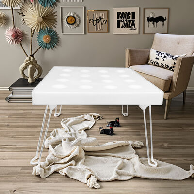 Foldable RGB LED Learning Table for Kids